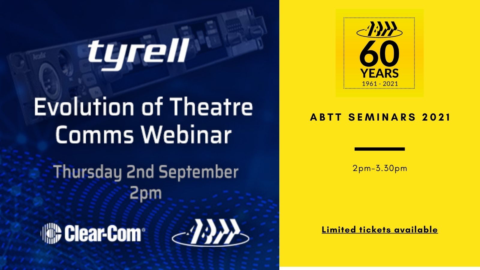 ABTT Seminar: Evolution of Theatre Comms - September 2021 - Association ...