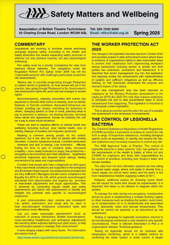 Safety Matters & Wellbeing - Spring 2025 - Association of British ...