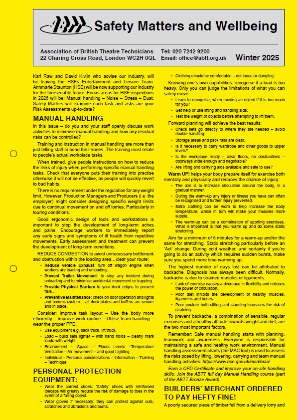 Safety Matters & Wellbeing - Winter 2025 - Association of British ...